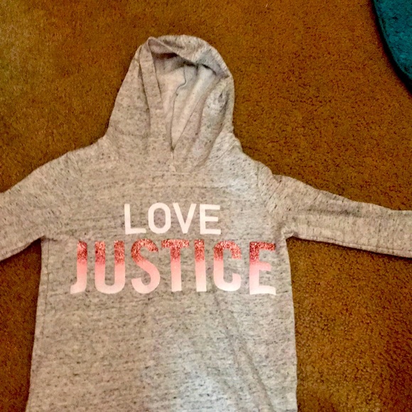 Justice | Shirts & Tops | Love Justice Sweatshirt | Poshmark